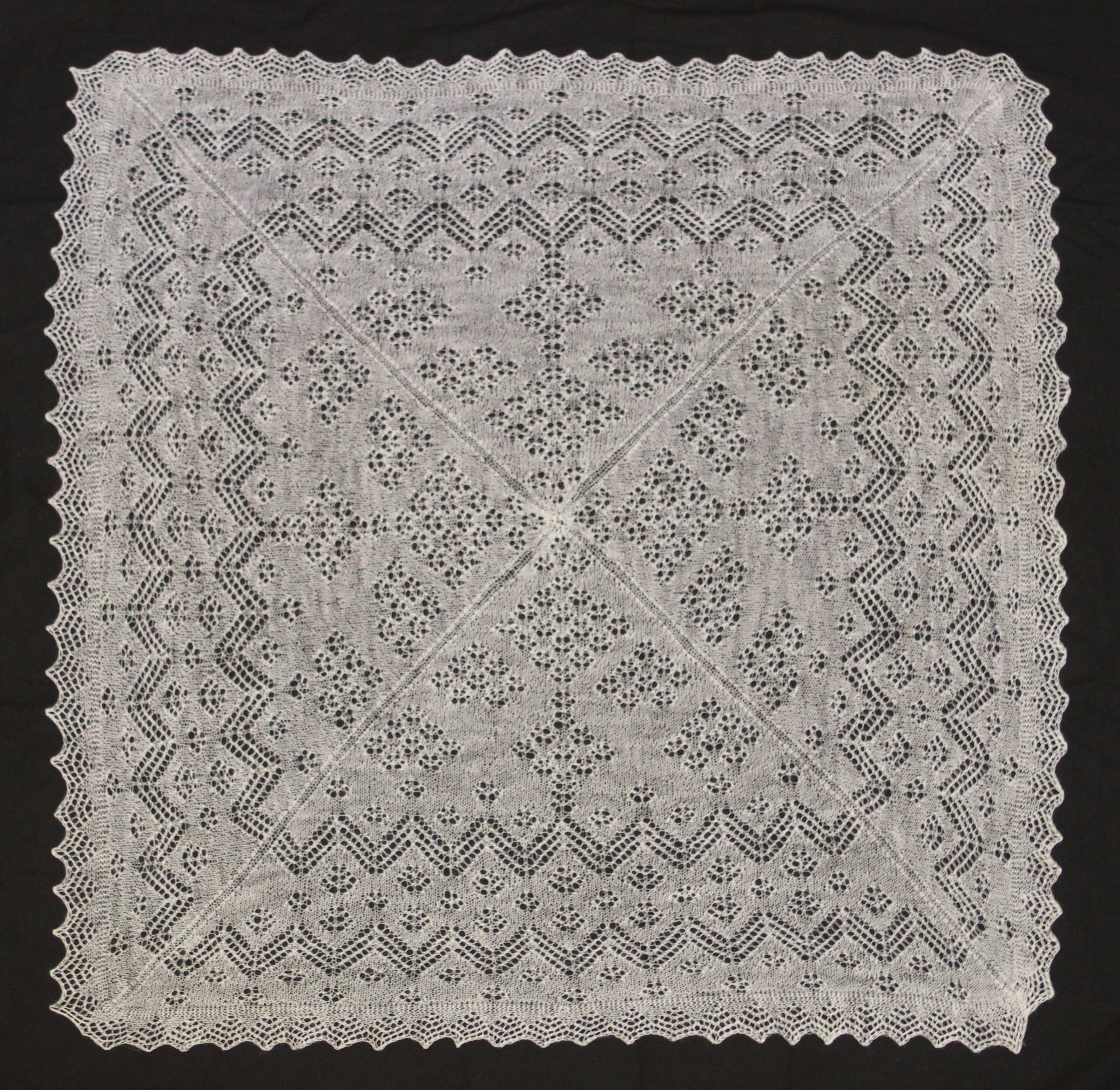 Gibbie Shawl CW102 Charted pattern – Jamieson & Smith